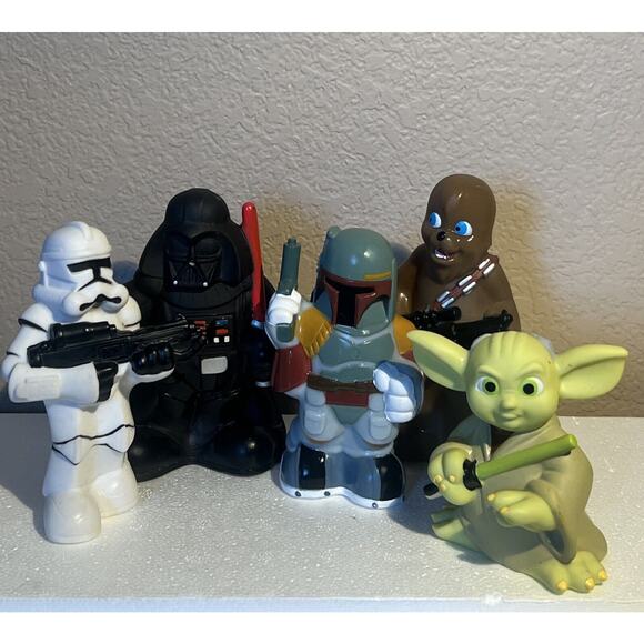 Disney | Toys | 208 Star Wars Bath Tub Pool Toys Set Of 5 Disney Parks ...